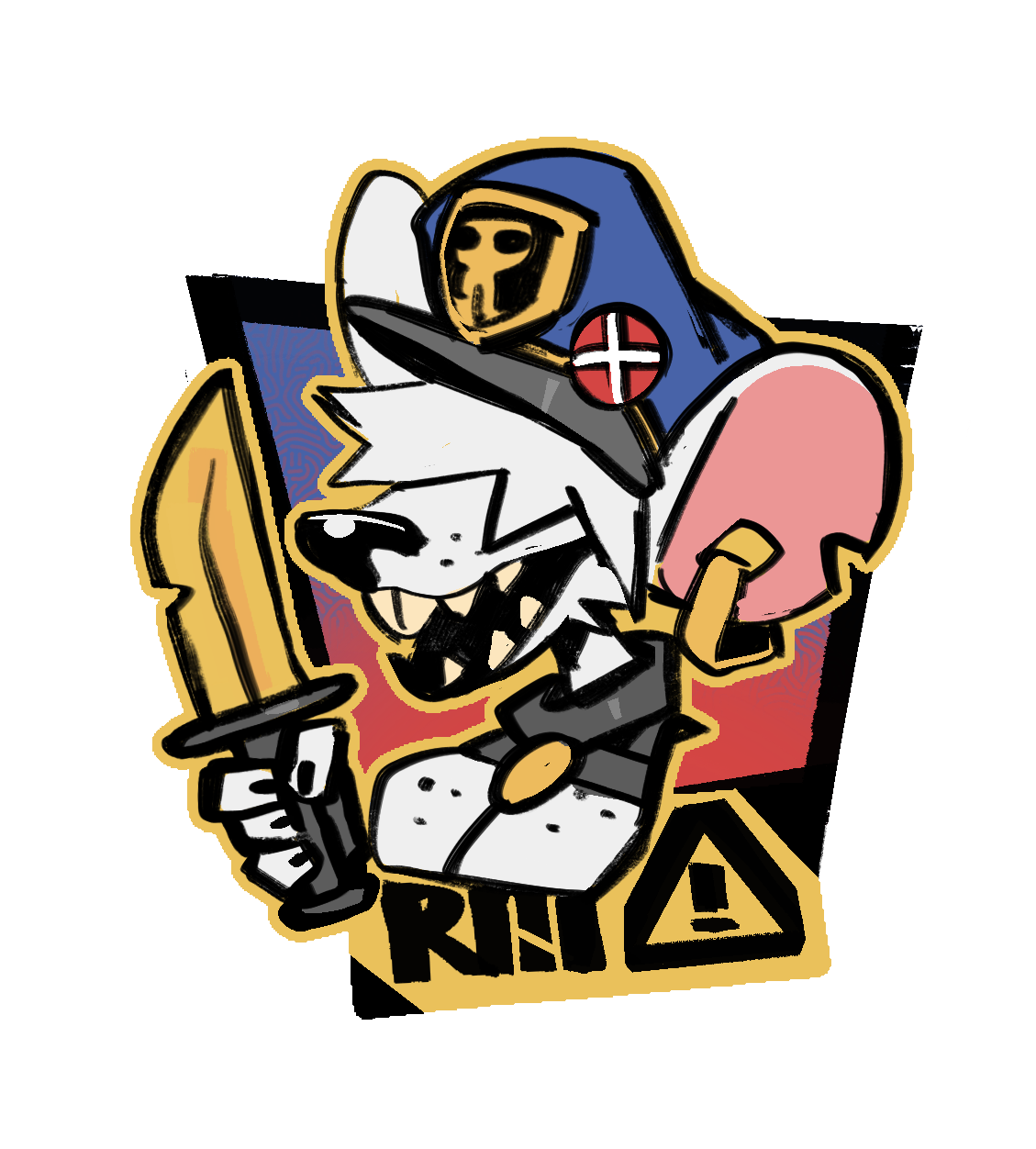 Flint Sticker by Forest