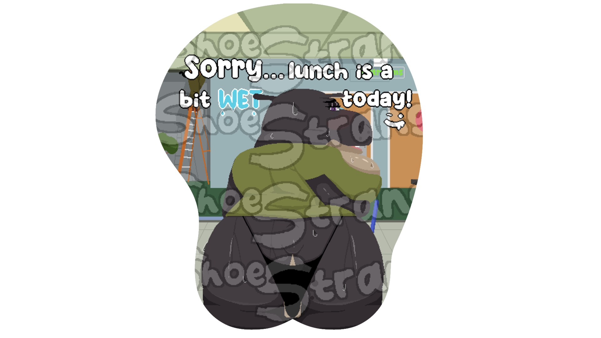 Sarah's Wet Lunch Mousepad by Shoe Strang